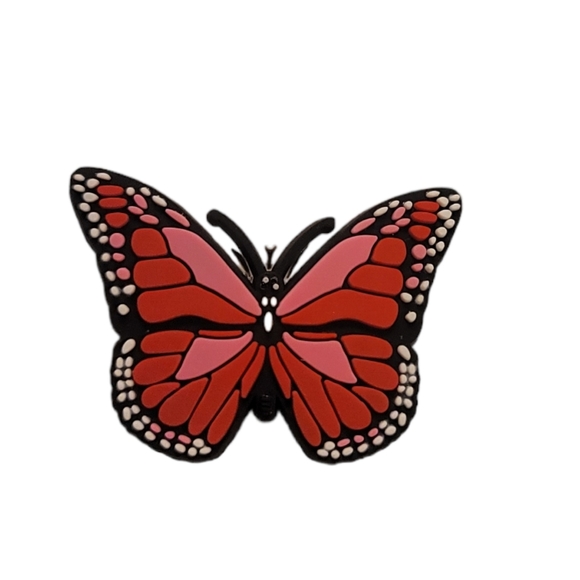 Accessories | New Red Butterfly Croc Charm | Poshmark
